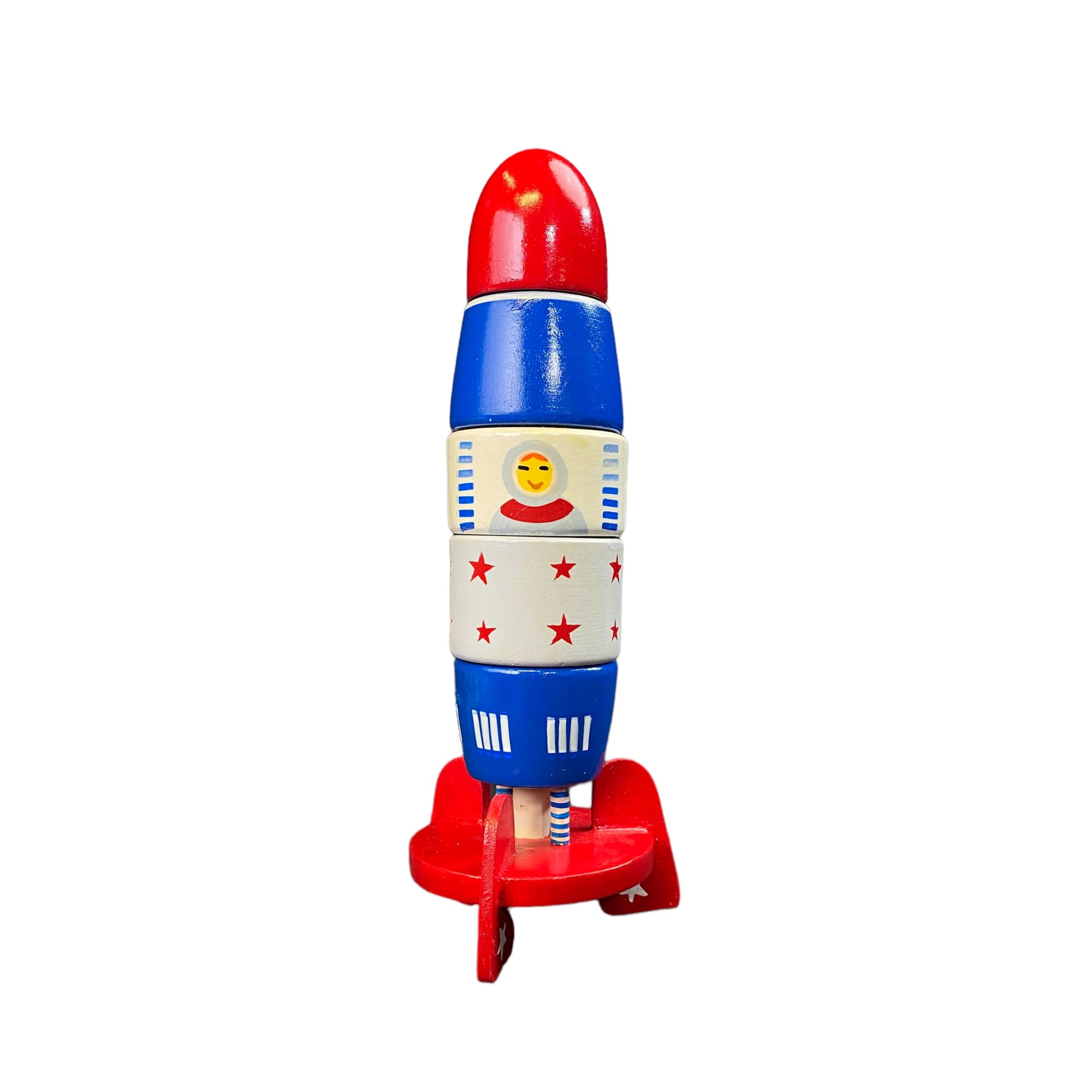 Wooden Rocket | Stacking Toy | Channapatna Toys– CultureShoppe