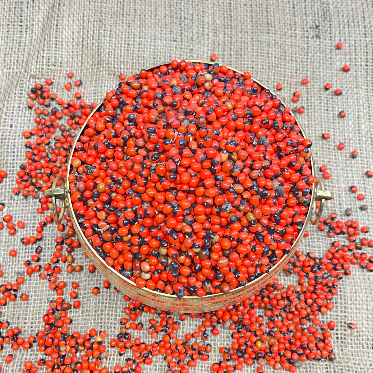 Kunnikkuru | Red & Black Gunja Seeds | Chirmi seeds | Kundumani seeds ...