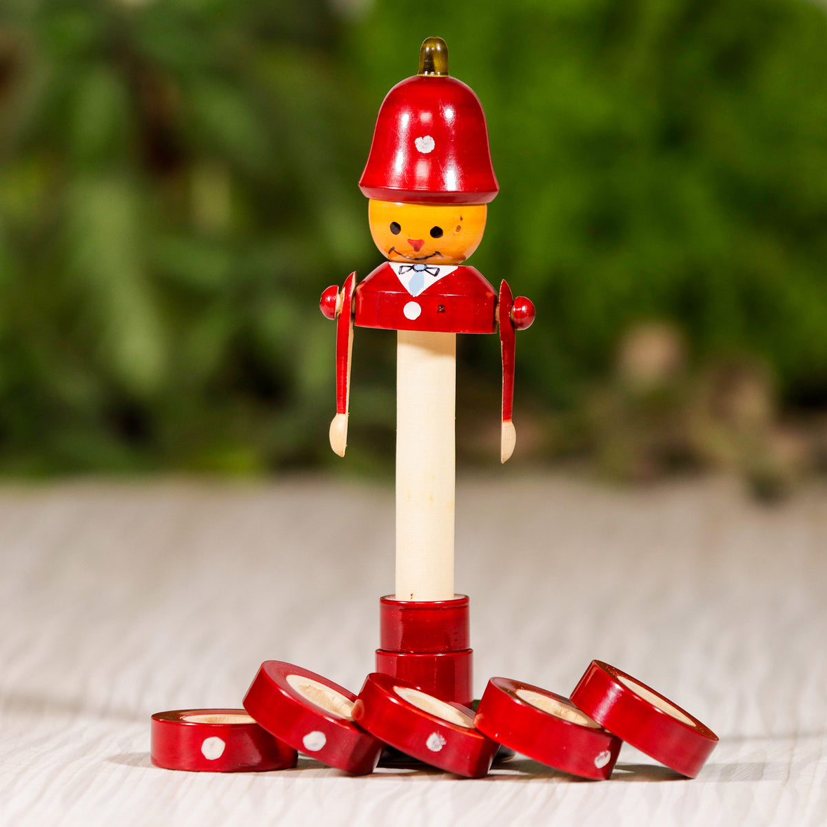 Wooden Police Stacking Toy |Stacking toys For Kids– CultureShoppe