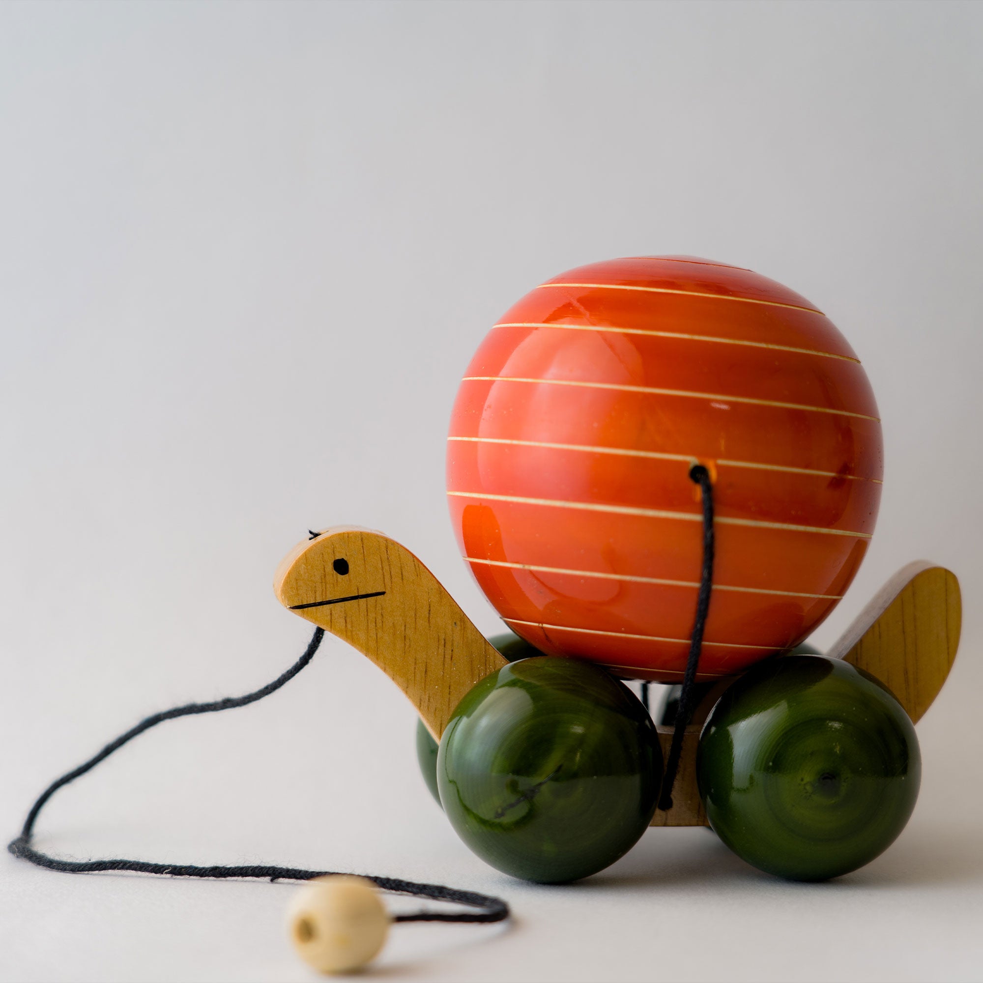 Wooden Pull-Along Tortoise Toy– CultureShoppe