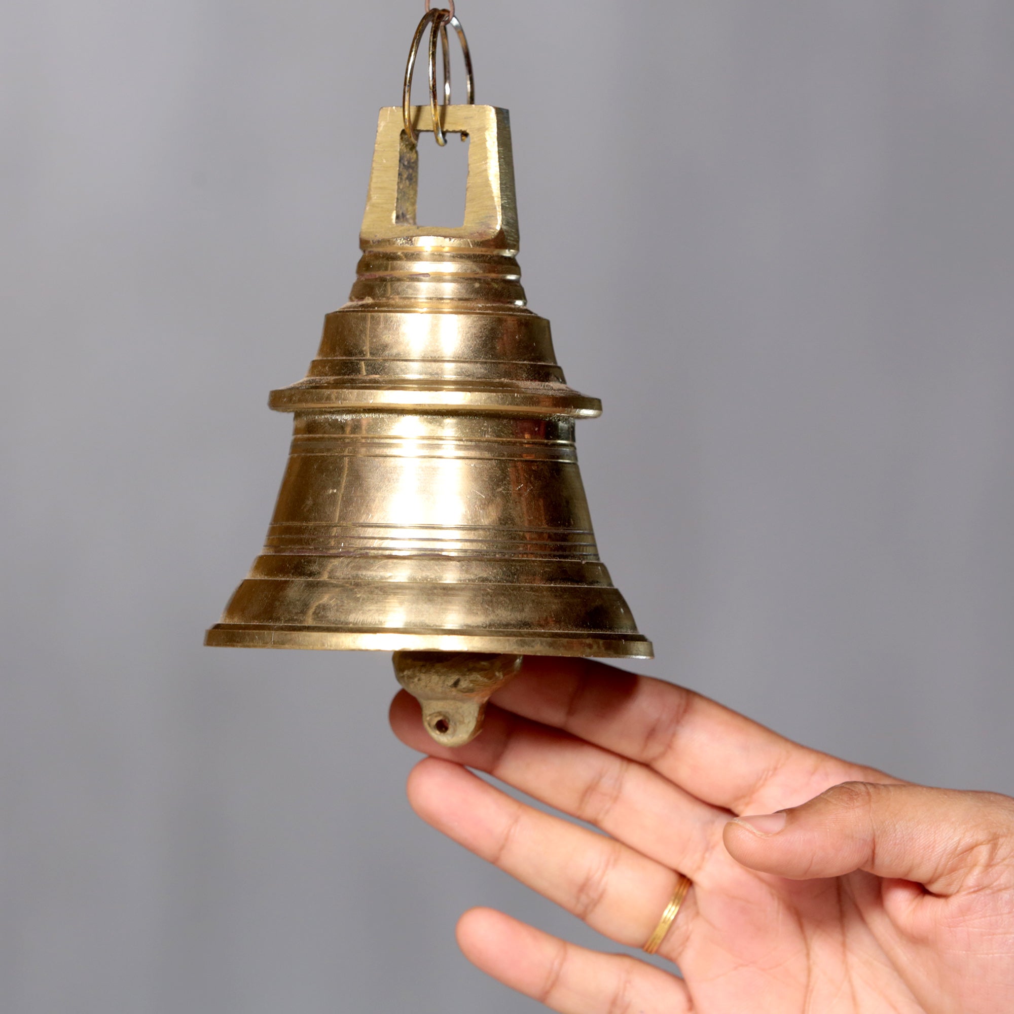 Brass Decorative Hanging Bell | 5 Inch– CultureShoppe