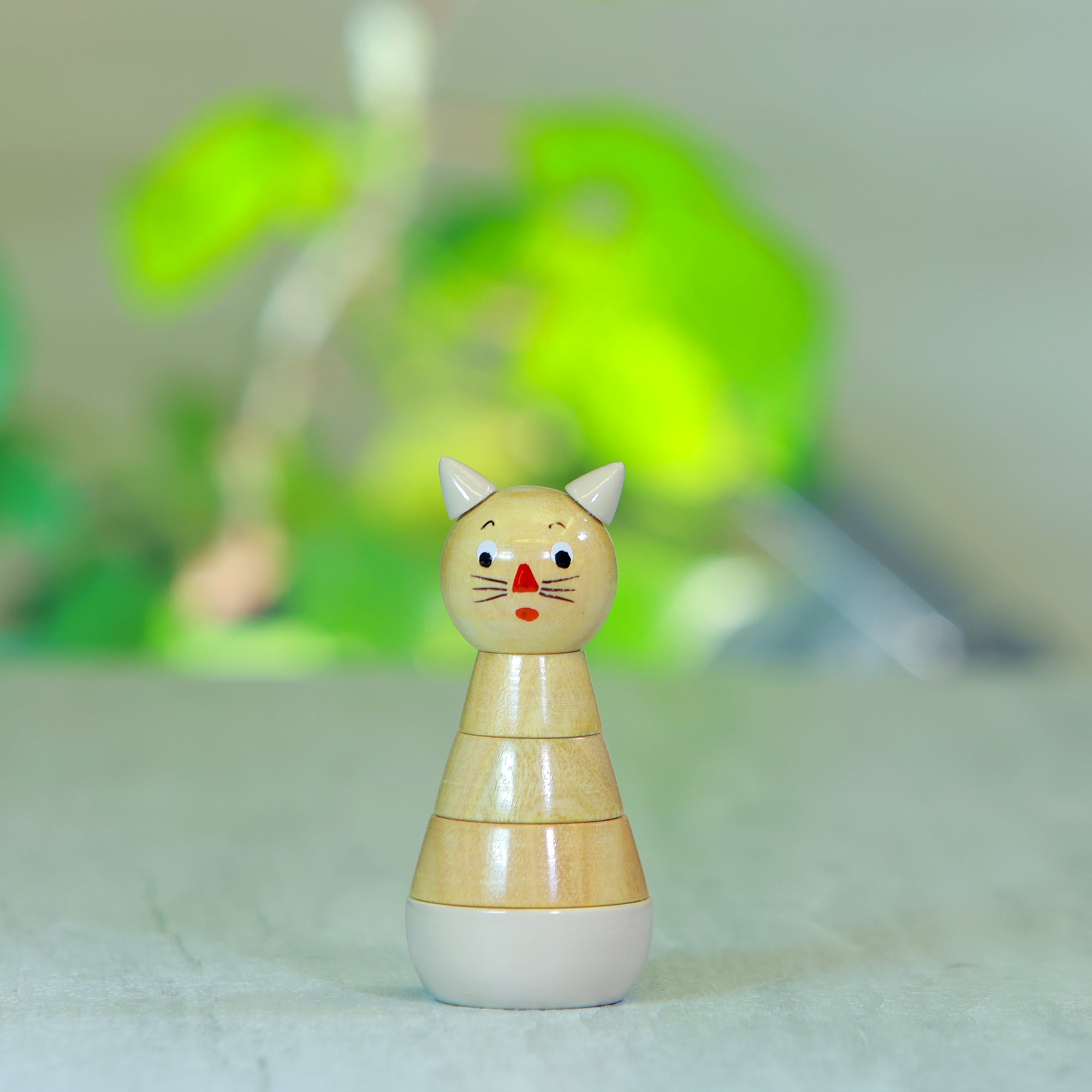 Buy Wooden Cat Shaped Stacking Toy for Babies Online– CultureShoppe