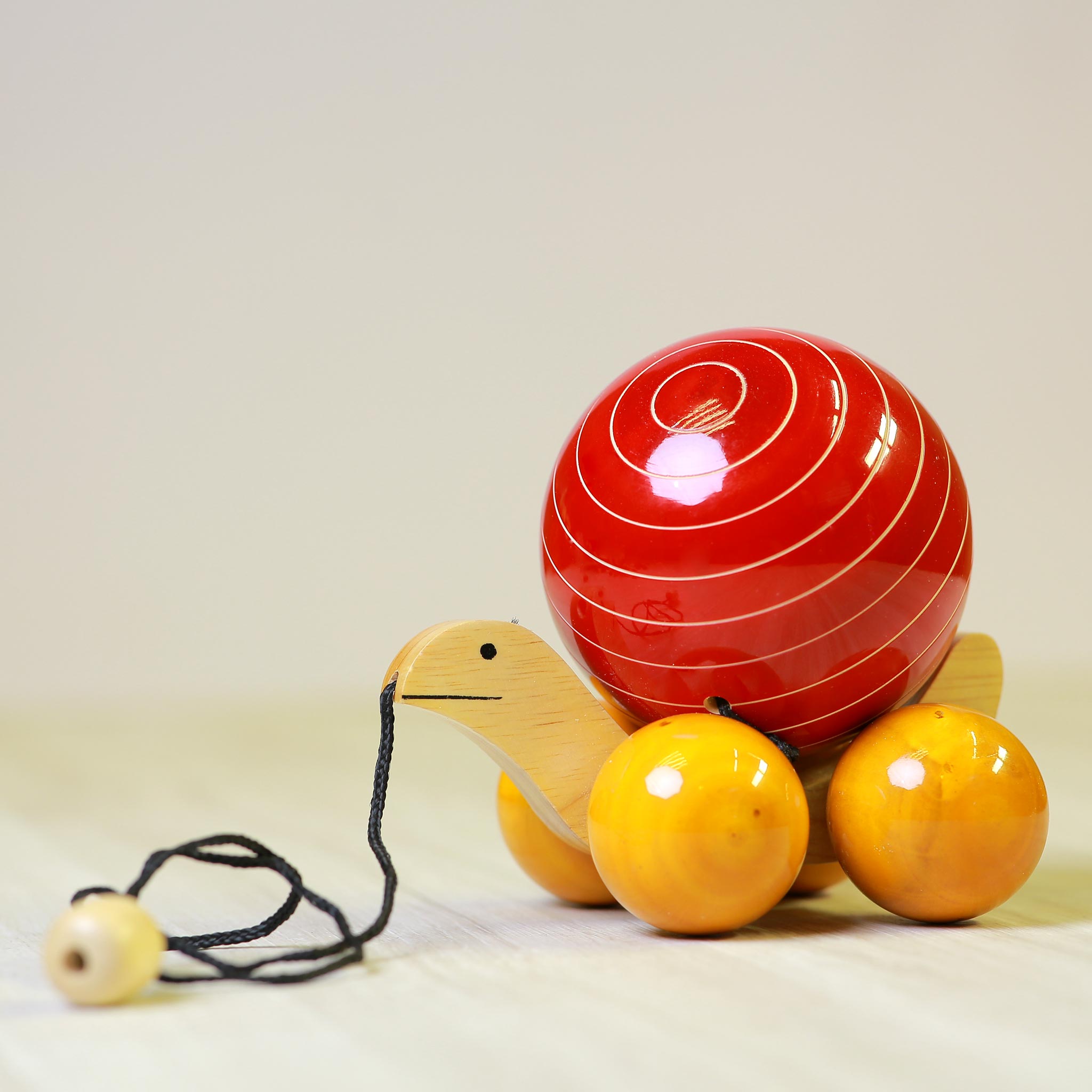 Wooden Pull-Along Tortoise Toy– CultureShoppe