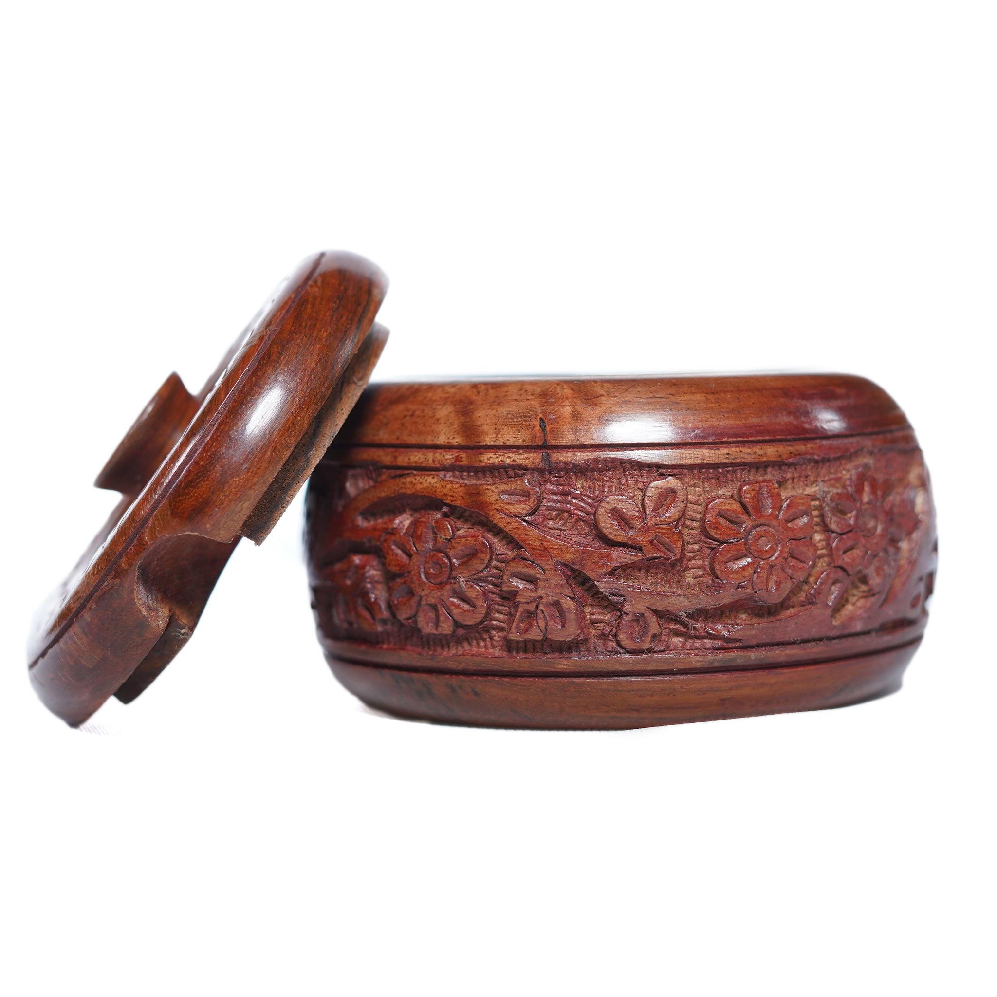 Buy Handcrafted Wooden Stainless Steel Container for Dining Table ...