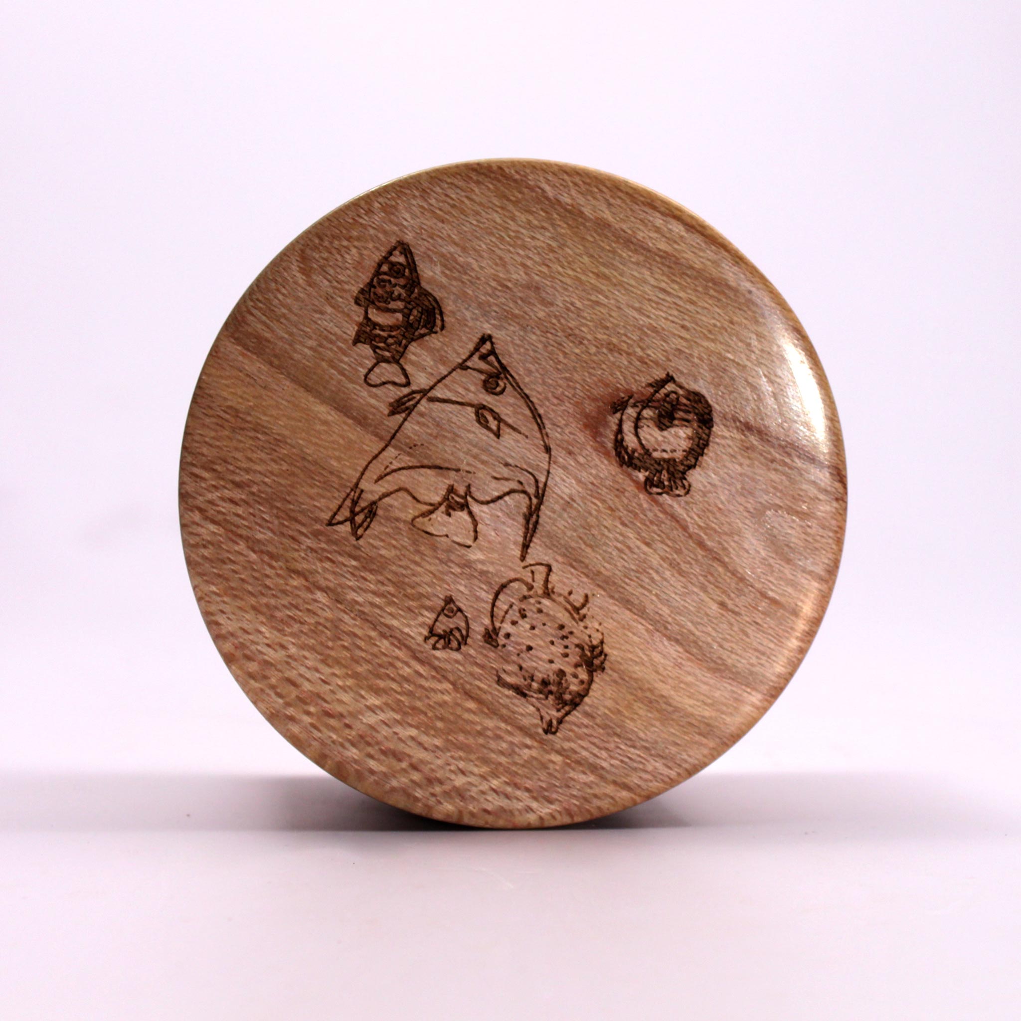 Wooden Tea Coaster with Clint Paintings– CultureShoppe